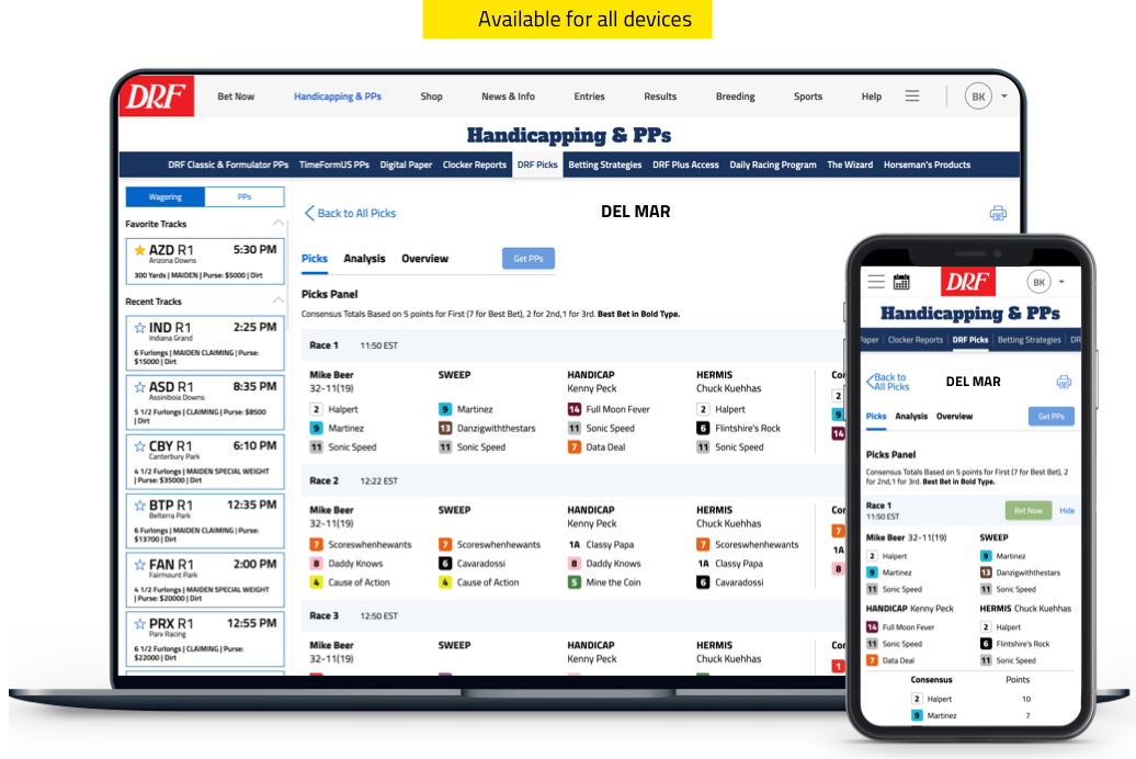 Daily Racing Form | DRF | America's Turf Authority Since 1894
